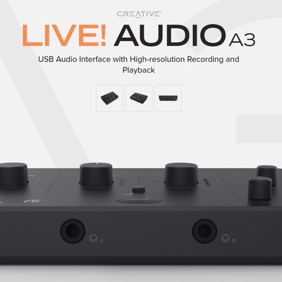 Nextech | Creative Live! Audio A3: Streamujte a nahrávajte ako profesionáli